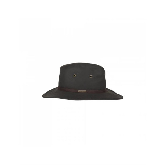 Hatland New Zealand Wax Hoed UPF50+ Brown